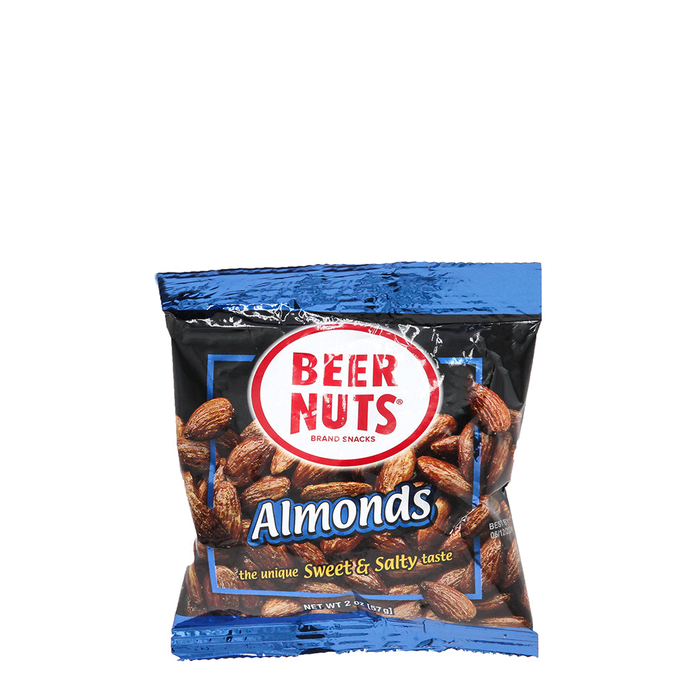 BEER NUTS® Brand Snacks | Almonds - 2 oz. Bag | BEERNUTS.com