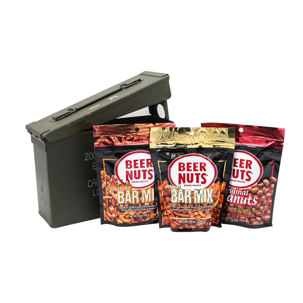 BEER NUTS® Brand Snacks | The Ammo Can Arsenal | BEERNUTS.com