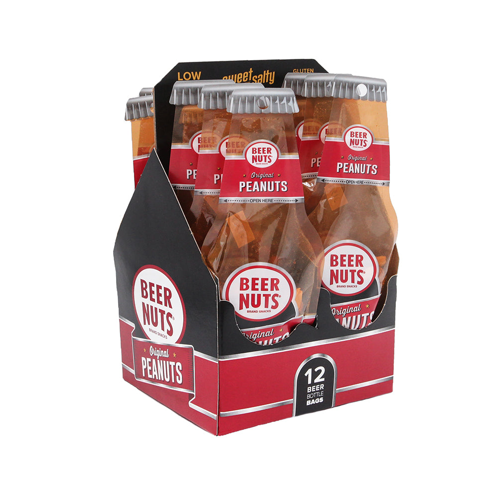 BEER NUTS® Brand Snacks | Original Peanuts 1.75 oz. 12-Count Beer ...